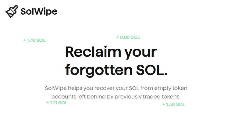 SolWipe - Claim Your SOL